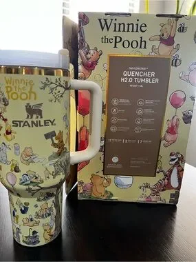 Stanley | Dining | Stanley Pale Yellow Winnie The Pooh Illustrated ...